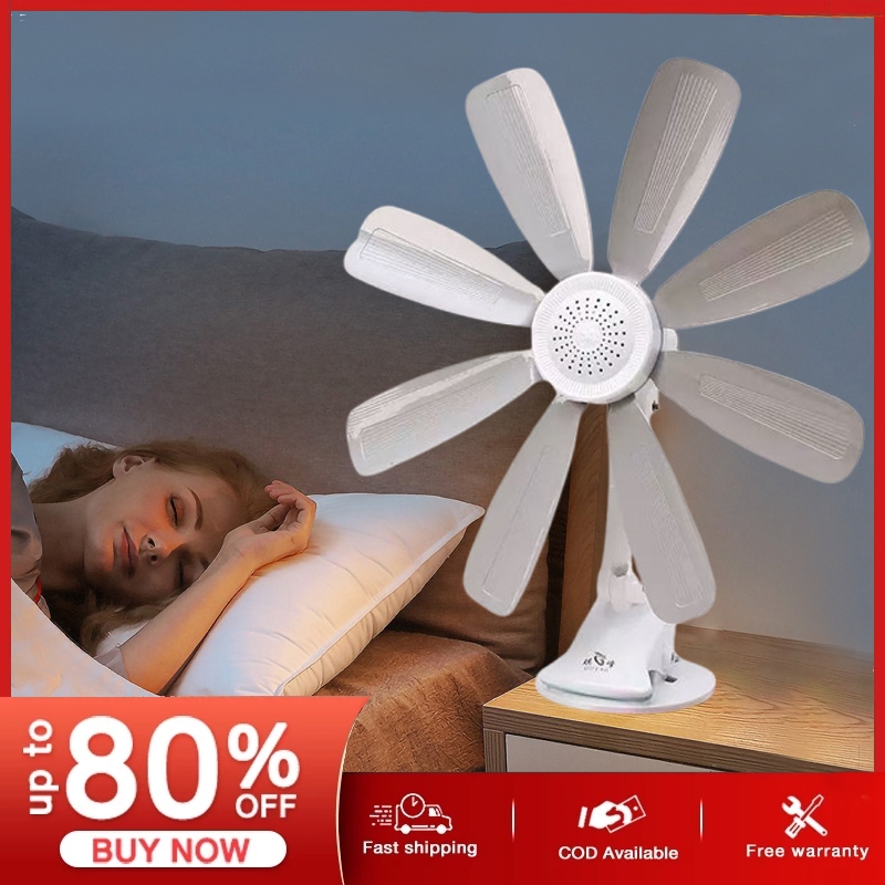 Electric fan clip fan strong fan stand fan 8 blades fans air cooler fan ...