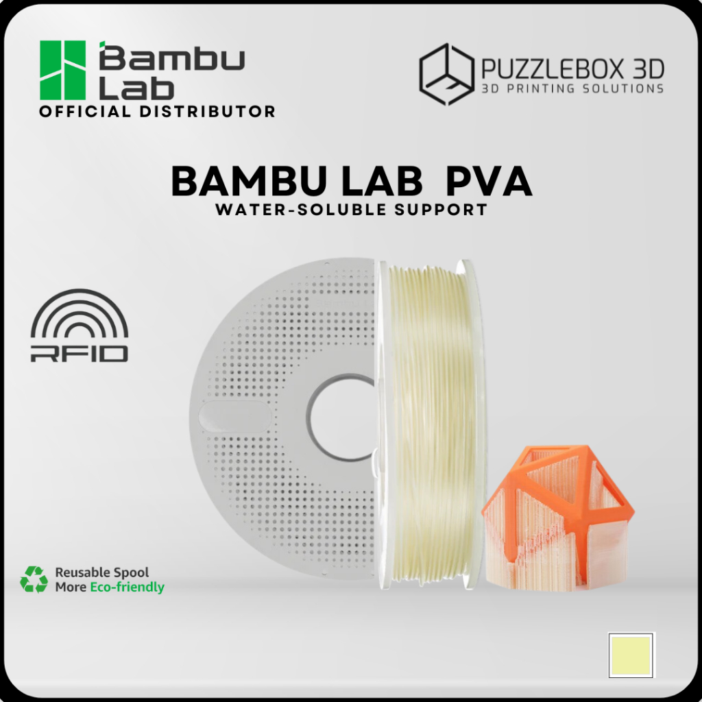 Bambu Lab Pva Water Soluble Support 3d Printer Filament 1 75mm Shopee