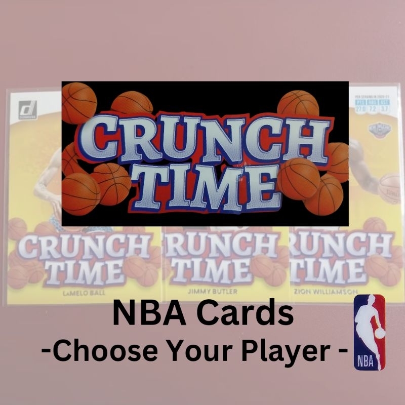 CRUNCH TIME NBA Cards (Choose Your Player!) | Shopee Philippines