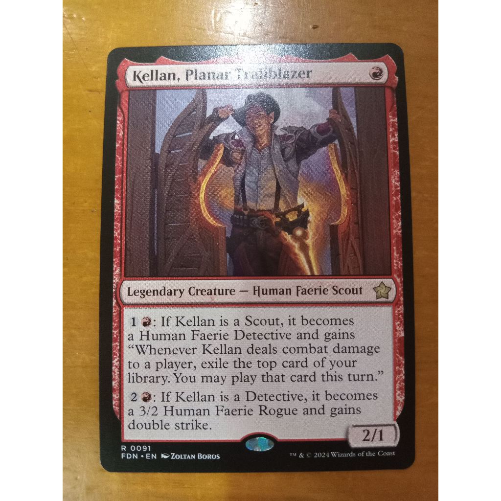 MTG Kellan, Planar Trailblazer Rare FDN Foundations Magic the Gathering ...