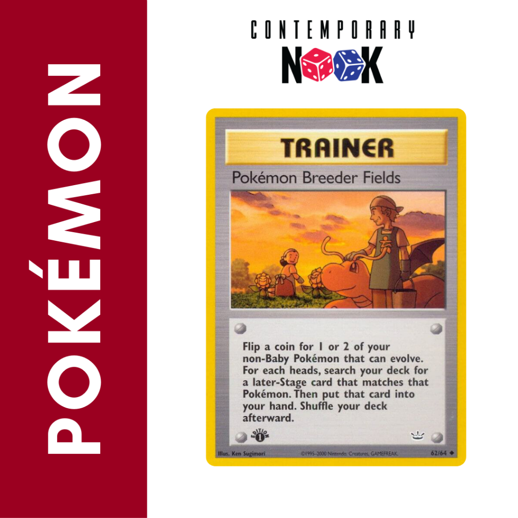 Pokémon: Pokemon Breeder Fields - Neo Revelation (N3) | 1st Edition ...