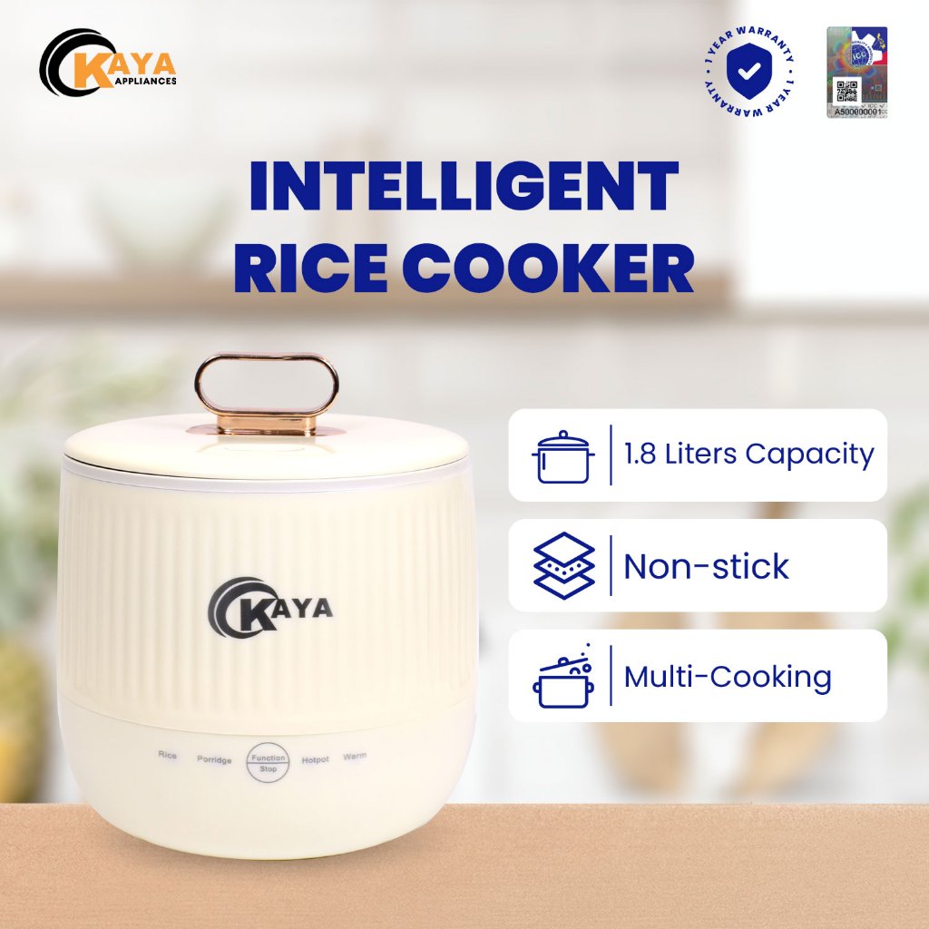 [UPGRADE] KAYA - KY1801 - 1.8 Liter Intelligent Rice Cooker Small Multi ...