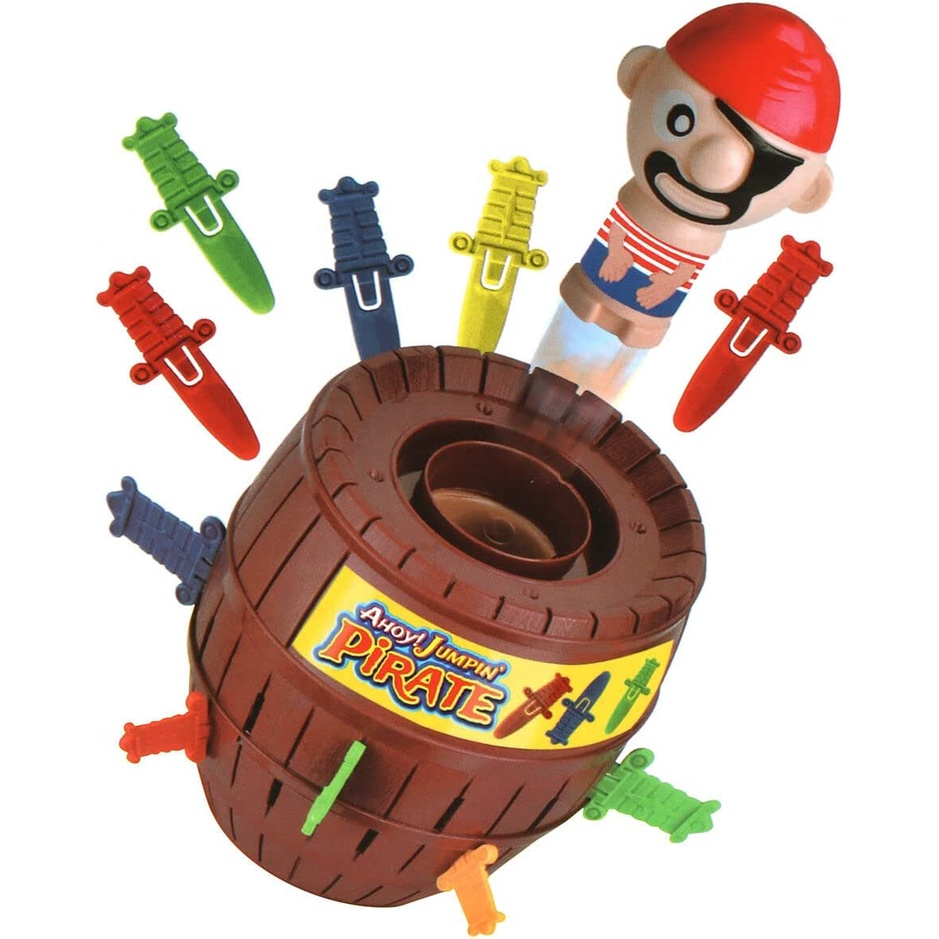 Pirate Barrel Interaction Toys Lucky Game Jumping Pirates Bucket Sword ...