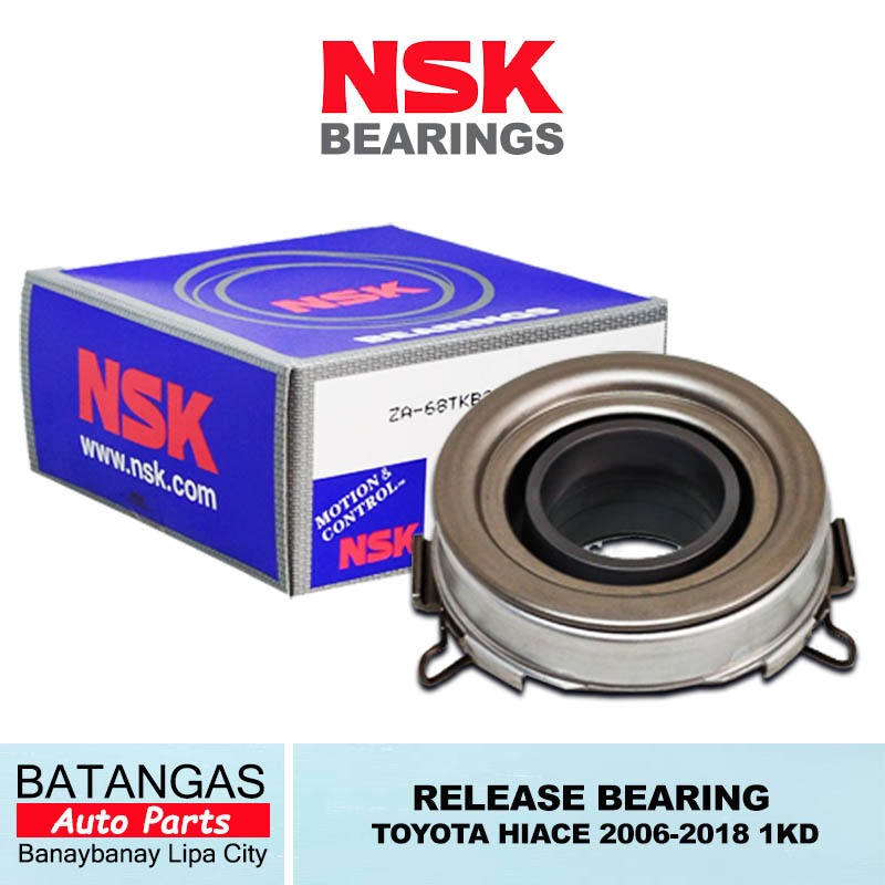 NSK RELEASE BEARING TOYOTA HIACE 2006-2018 1KD ZA-68TKB3505A2AR ...