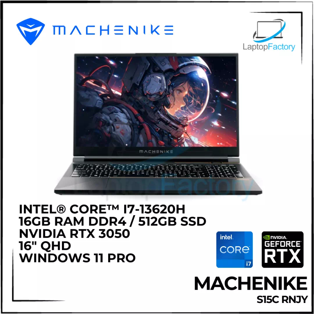 Machenike S15C RNJY i7 13620H 16gb ram 512 SSD 15.6" FHD RTX 3050 ...