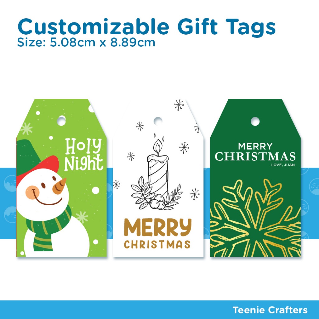 Customizable Gift Tags 1 PACK (10PCS) | Shopee Philippines