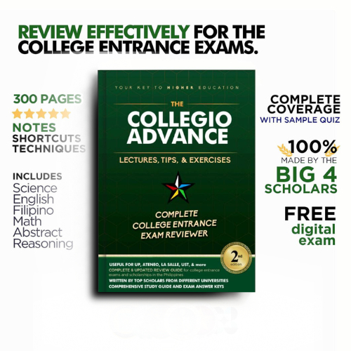 Collegio Advance - ULTIMATE Updated College Entrance Exam Reviewer for ...