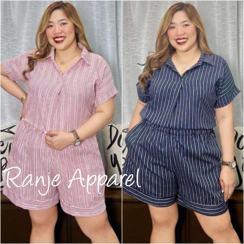 ️ CHAMBRAY COORDS WITH 2-SIDE POCKETS (LARGE - SEMI 2XL) | Shopee ...