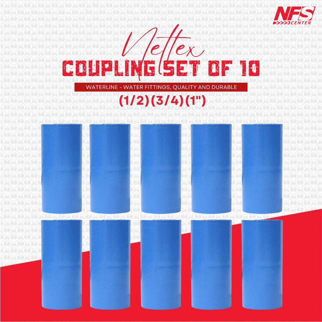 Neltex Coupling set of 10 (1/2)(3/4)(1") | Waterline - Water Fittings ...