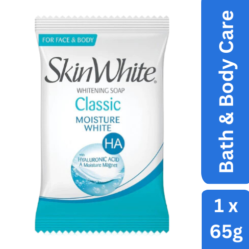 SkinWhite Moisture White Soap with Hyaluronic Acid 65g | Shopee Philippines