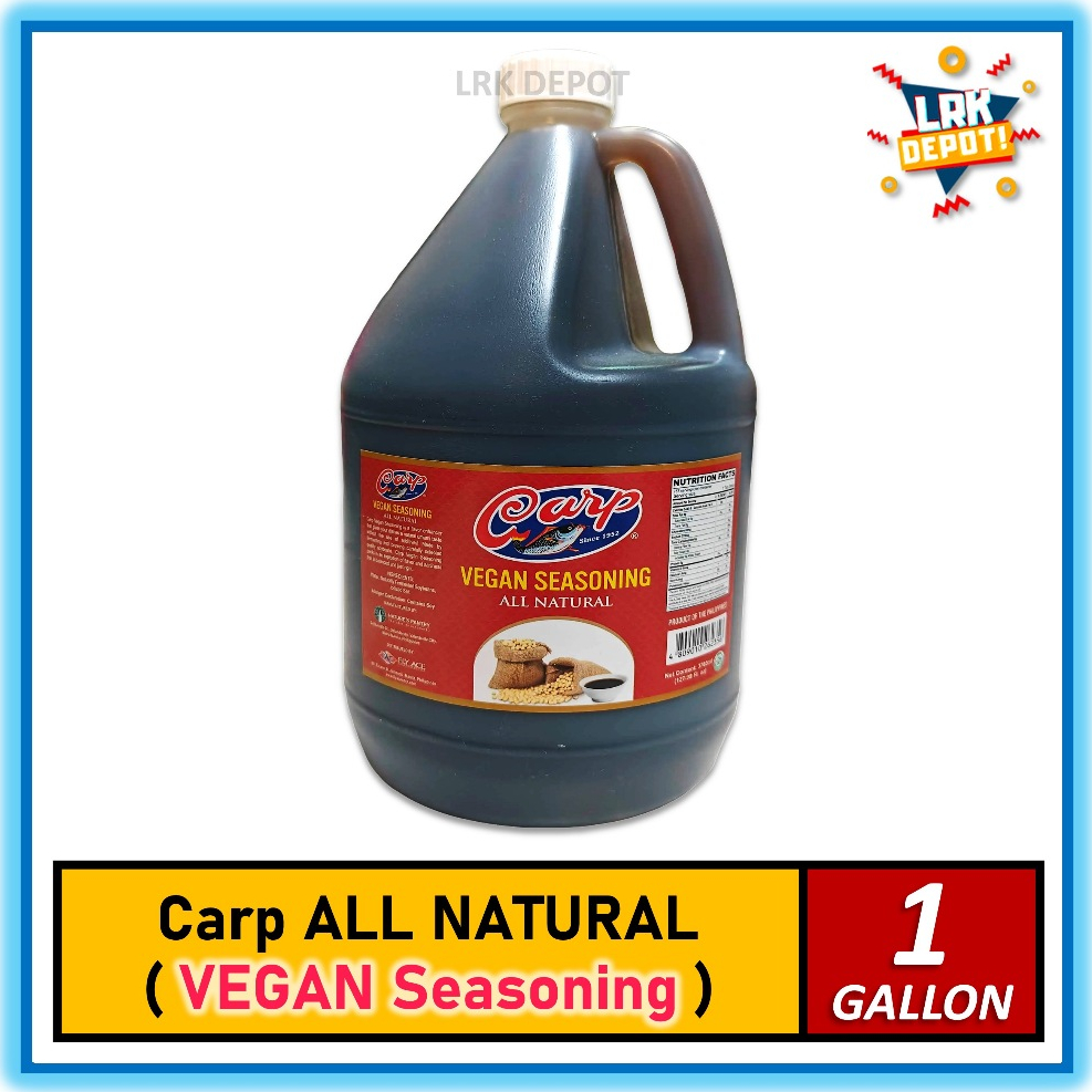 Carp VEGAN Seasoning All Natural Chinese Style Patis Sauce - 3.8 L (1 ...