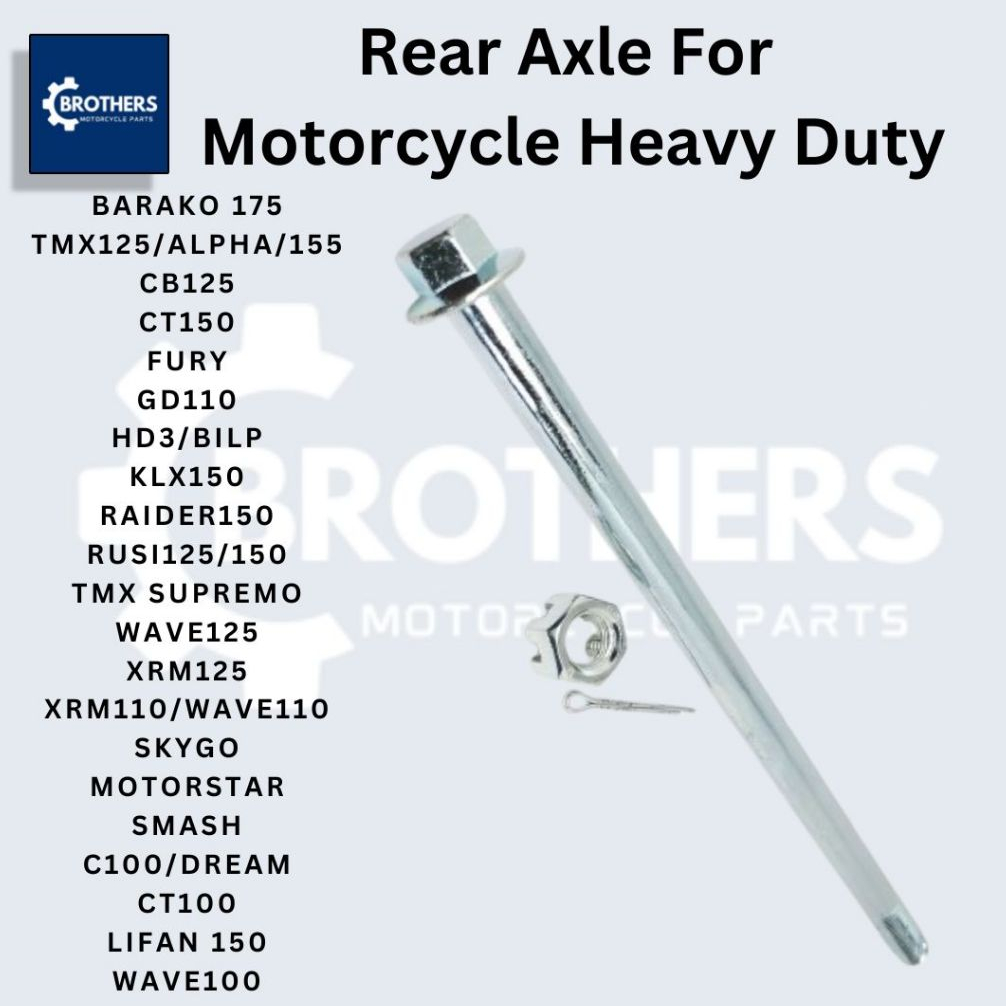 Rear Axle For Motorcycle Heavy Duty | Shopee Philippines