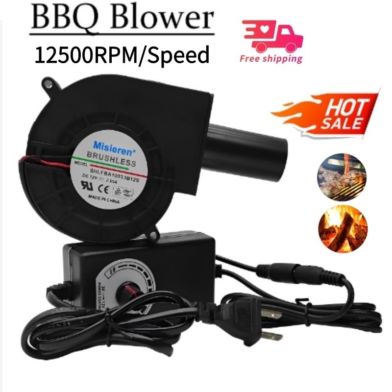 12V Air Blower Fan Portable Blower Fan With Adjustable Speed Controller ...