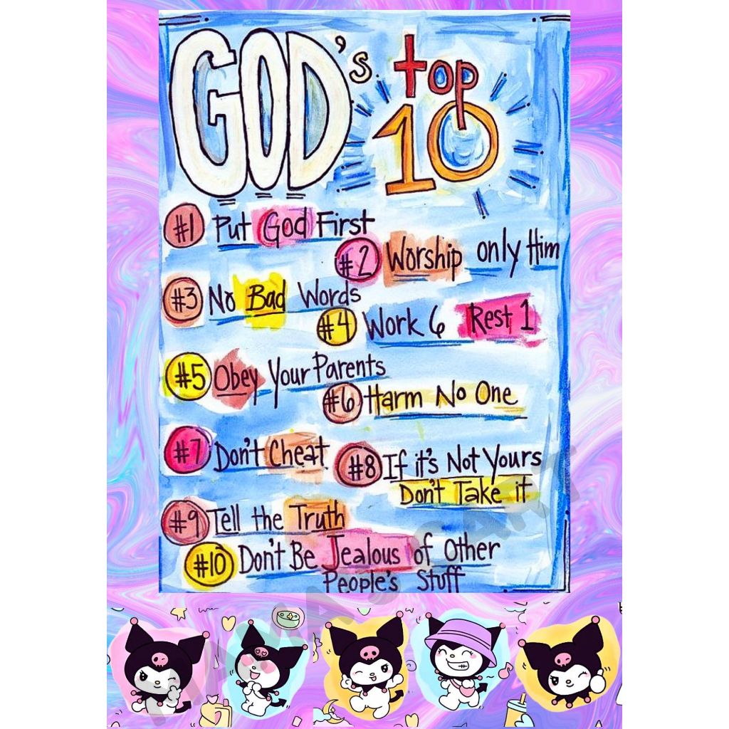 KUROMI EDUCATIONAL CHARTS A4 SIZE LAMINATED FOR KIDS ALPHABET NUMBERS ...