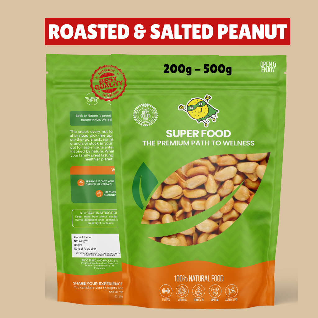 Roasted and Salted Peanut, 200g - 500g | Shopee Philippines