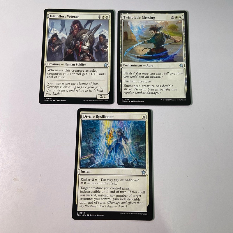 DAUNTLESS VETERAN TWINBLADE BLESSING DIVINE RESILIENCE | FDN FOUNDATIONS WHITE MTG | Shopee ...