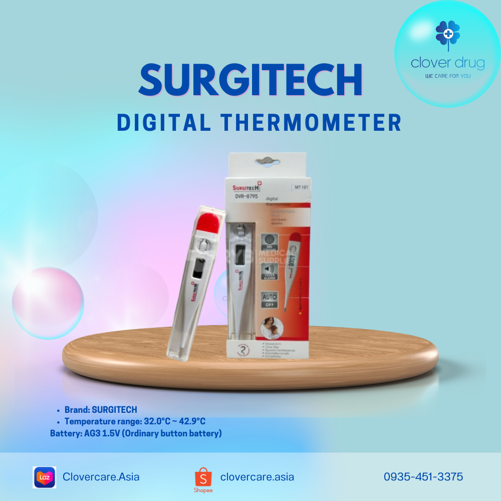Surgitech Digital Thermometer MT-101 (1PC/1BOX) | Shopee Philippines