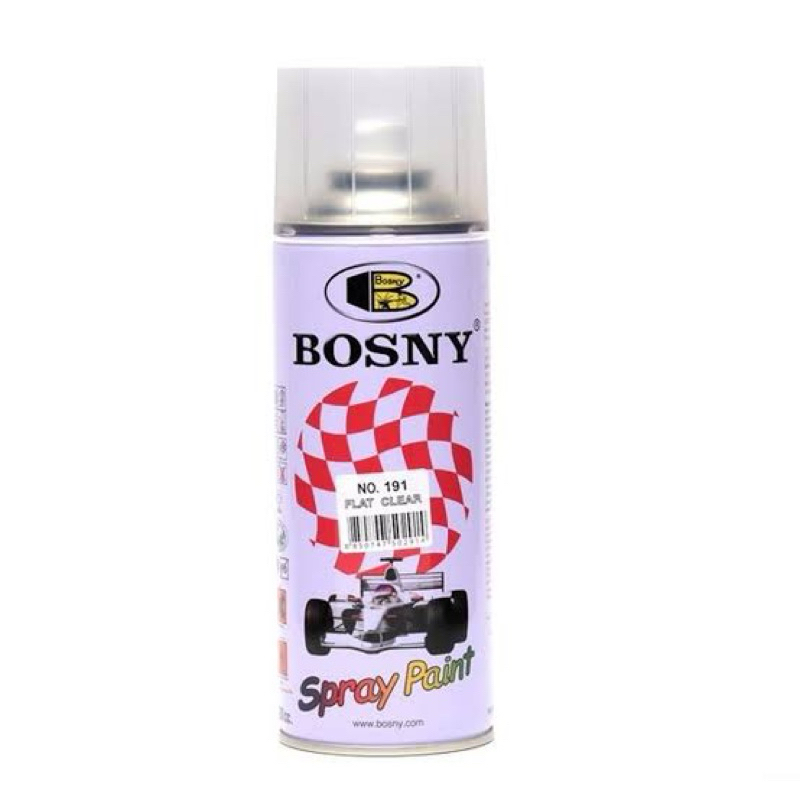 Bosny : Flat Clear -100% Genuine Acrylic Spray Paint | Shopee Philippines
