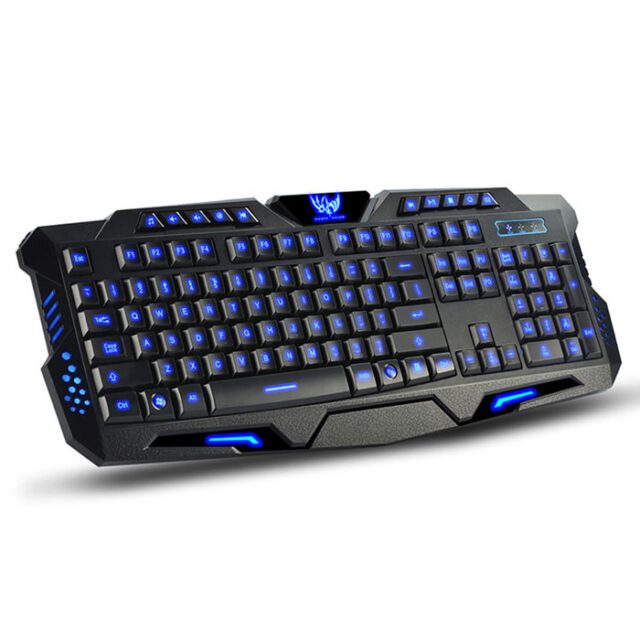 M200 USB GAMING KEYBOARD 114 KEYS WIRED 3-COLOR BACKLIGHT | Shopee ...