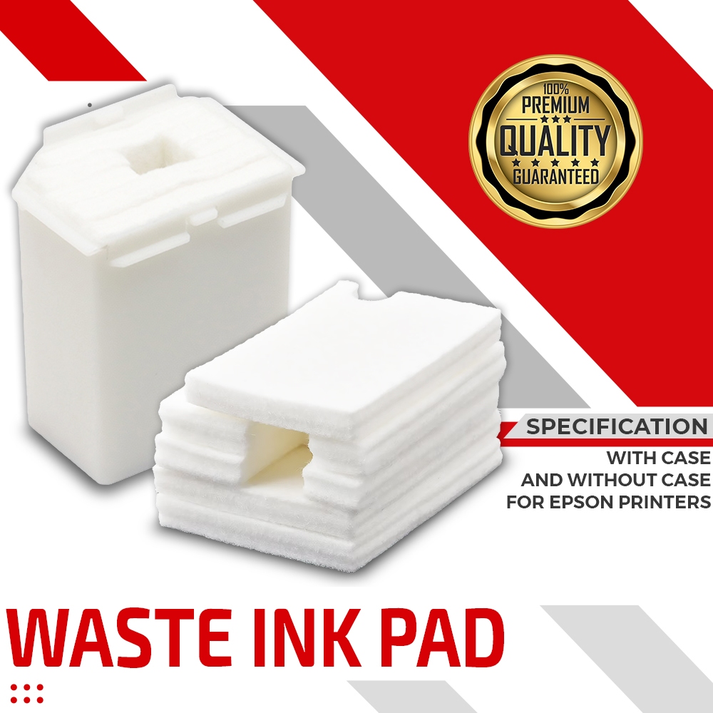 WASTE INK PAD WITH CASE AND WITHOUT CASE FOR EPSON PRINTERS | Shopee ...