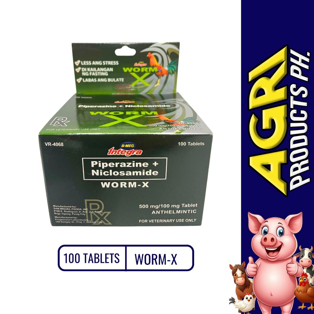 WORM-X(100 TABLETS - 1 BOX) | Shopee Philippines