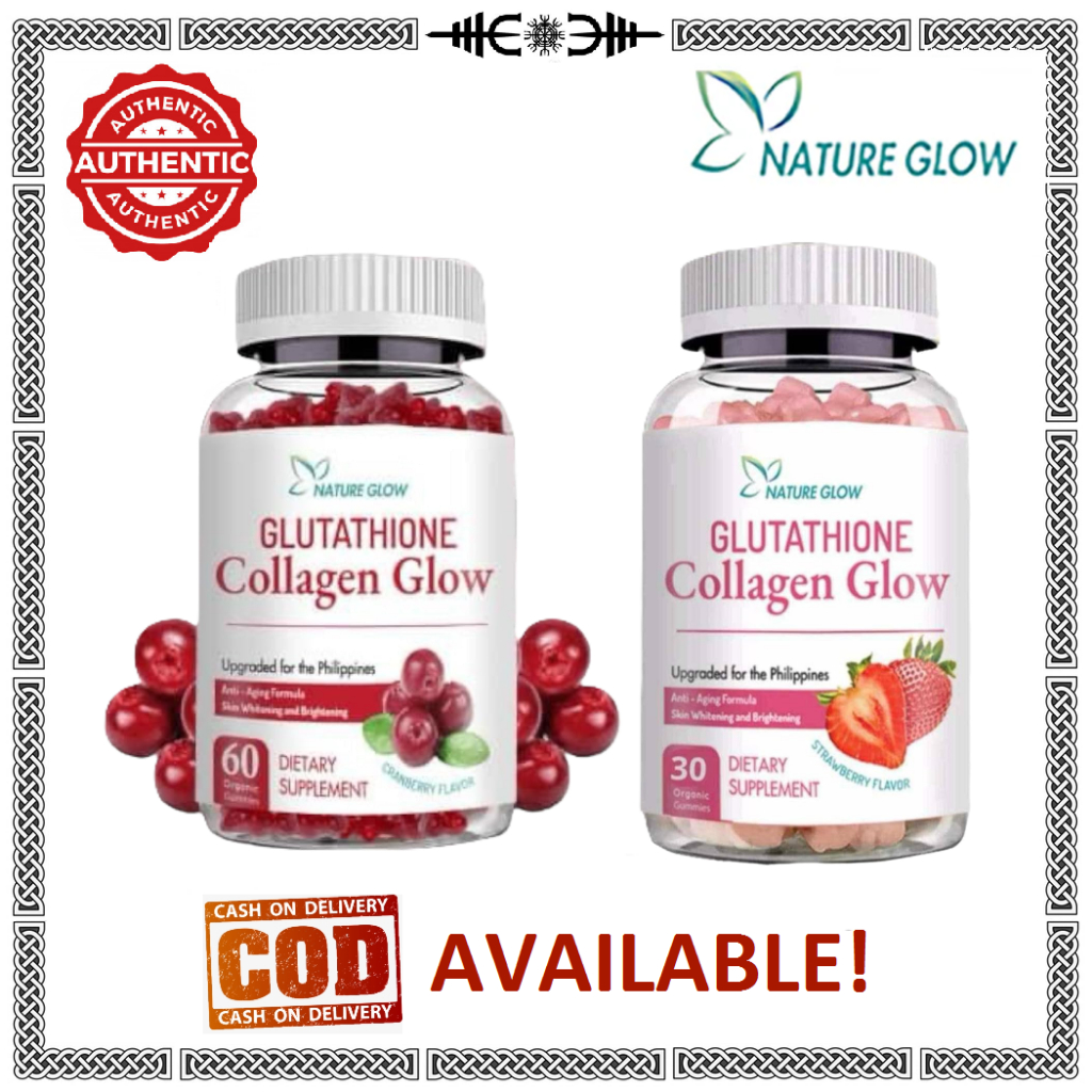 Nature Glow Glutathione Collagen Glow - Cranberry and Strawberry (60 ...