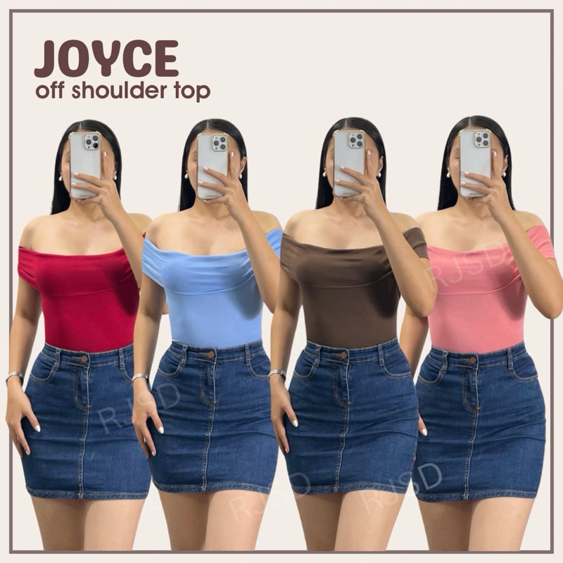 RSJD | JOYCE Off Shoulder Basic Full Length Top | Shopee Philippines