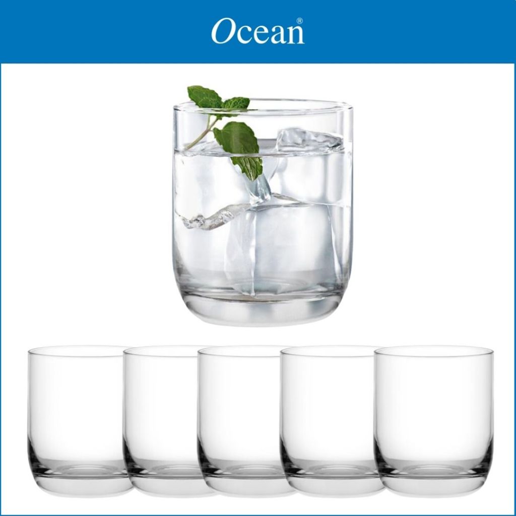 Ocean Glassware Top Drink Rock Glass Drinking Glass 235 mL Set of 6 ...