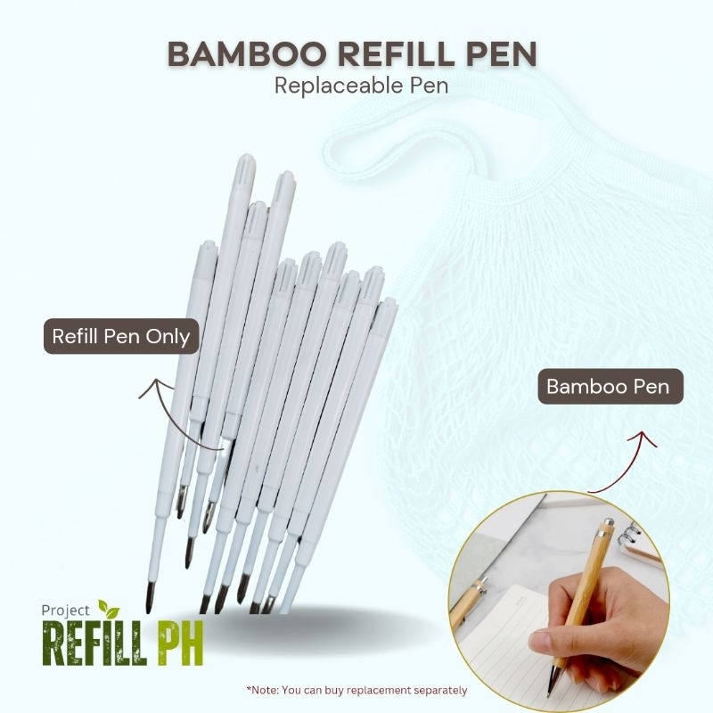 Refill Pen for Bamboo Pen 10pcs per Set (Refill Only) | Shopee Philippines