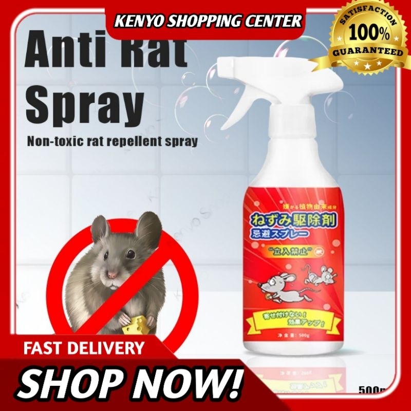 [KENYO] Rat Repellent Spray Anti Rat Spray Mouse smells and runs Can ...
