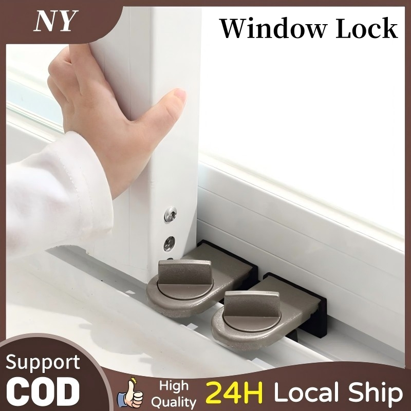 2Pcs Japan Quality Safety Security Anti-theft Sliding Auxiliary Window ...
