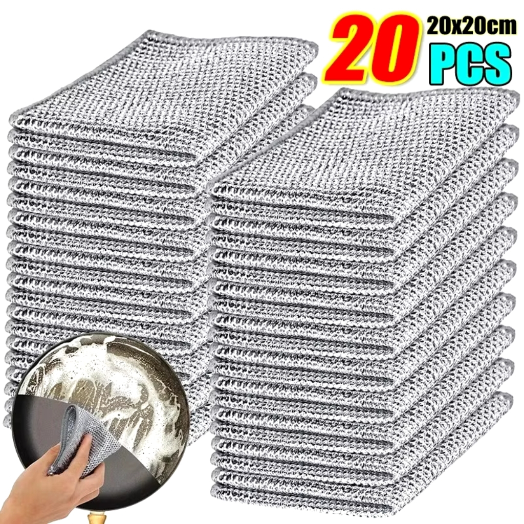 New Non-Scratch steel Wire Dishcloth Restaurant Multipurpose Wire ...
