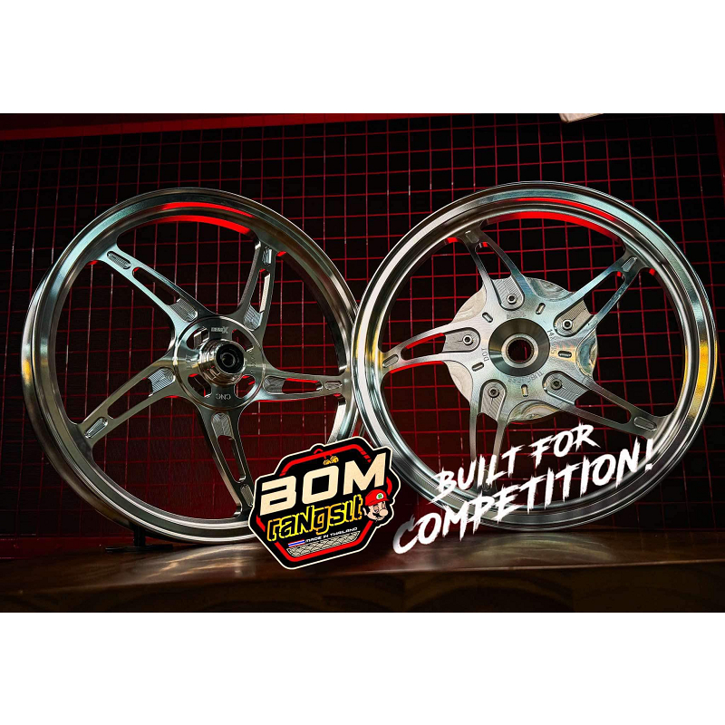Bom Rangsit BomX Luna Mags CNC Click 125/150 x14 5 Spokes | Shopee ...