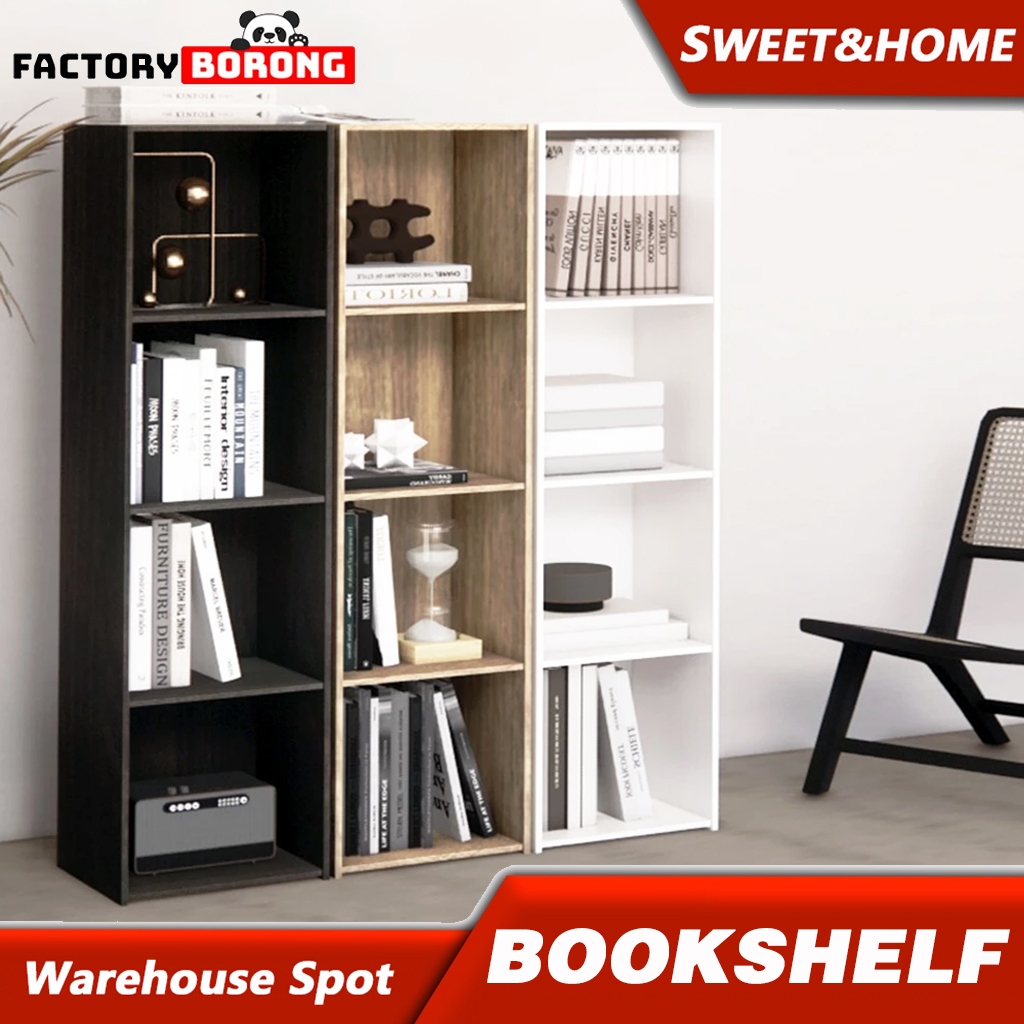 *READY STOCK* 3/4/7 Tier Bookshelf/DIY Utility Shelf/Multipurpose Shelf ...