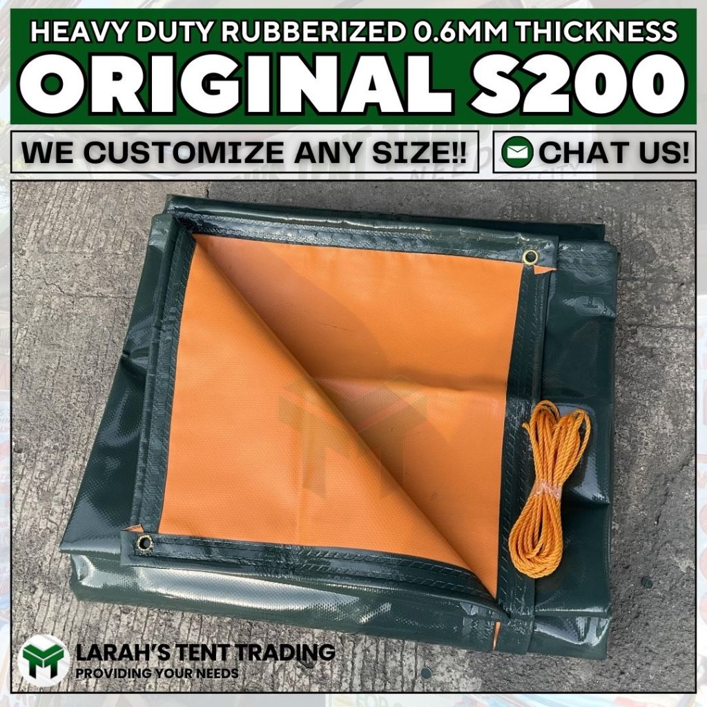 6x8ft S200 HEAVY DUTY TRAPAL HIGH QUALITY ORIGINAL S200 BRAND TRAPAL ...