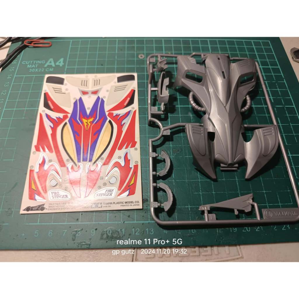 Tamiya TZ Fire Stinger Cowl with Sticker | Shopee Philippines