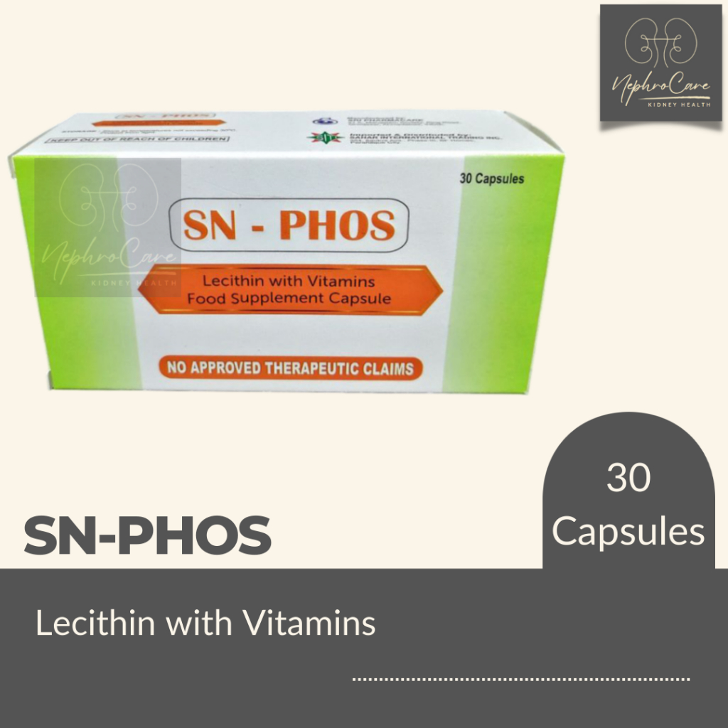 SN-PHOS Essential Phospholipids Lecithin + Vitamins Capsule | Shopee ...