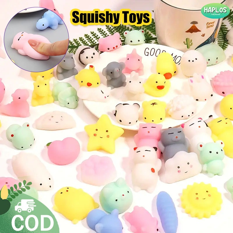 Mini Animal Squishy Toys Cute Squeeze Ball Fidget Toys Pinch Kneading ...