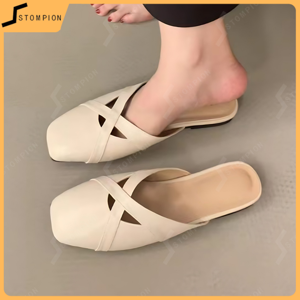 TBG Half Shoes For Women Pointed Shoes For Women Flat Sandals For Women ...