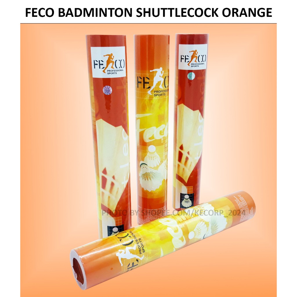 Feco Orange Badminton Shuttlecock Speed 77_kc241207 | Shopee Philippines