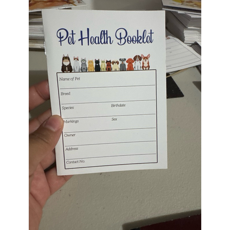 Pet Booklet D3 ( Reject / Slightly Damaged ) | Shopee Philippines