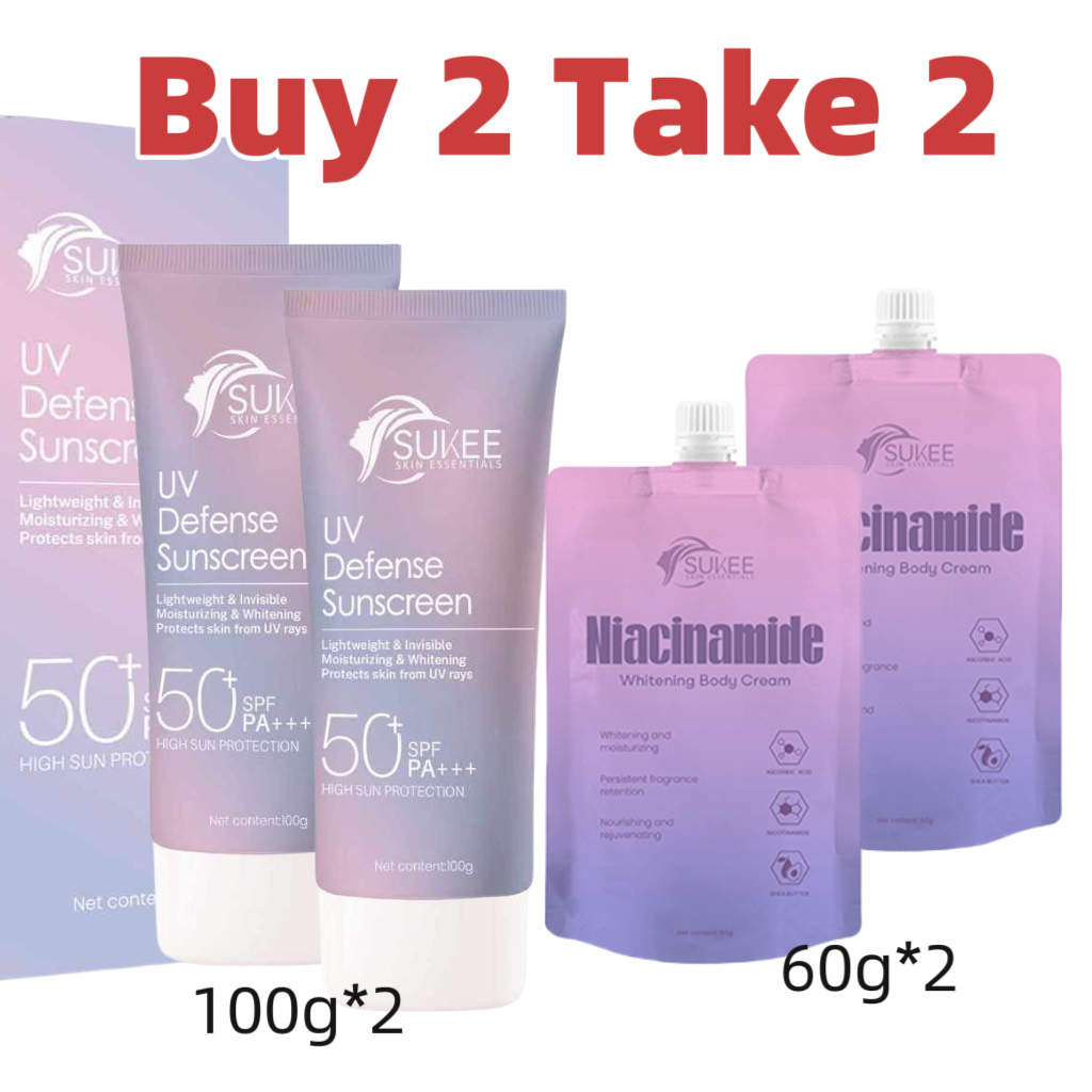 Buy 2 Take 2 SUKEE 100g UV Defense Sunscreen SPF50+ Light and Non ...