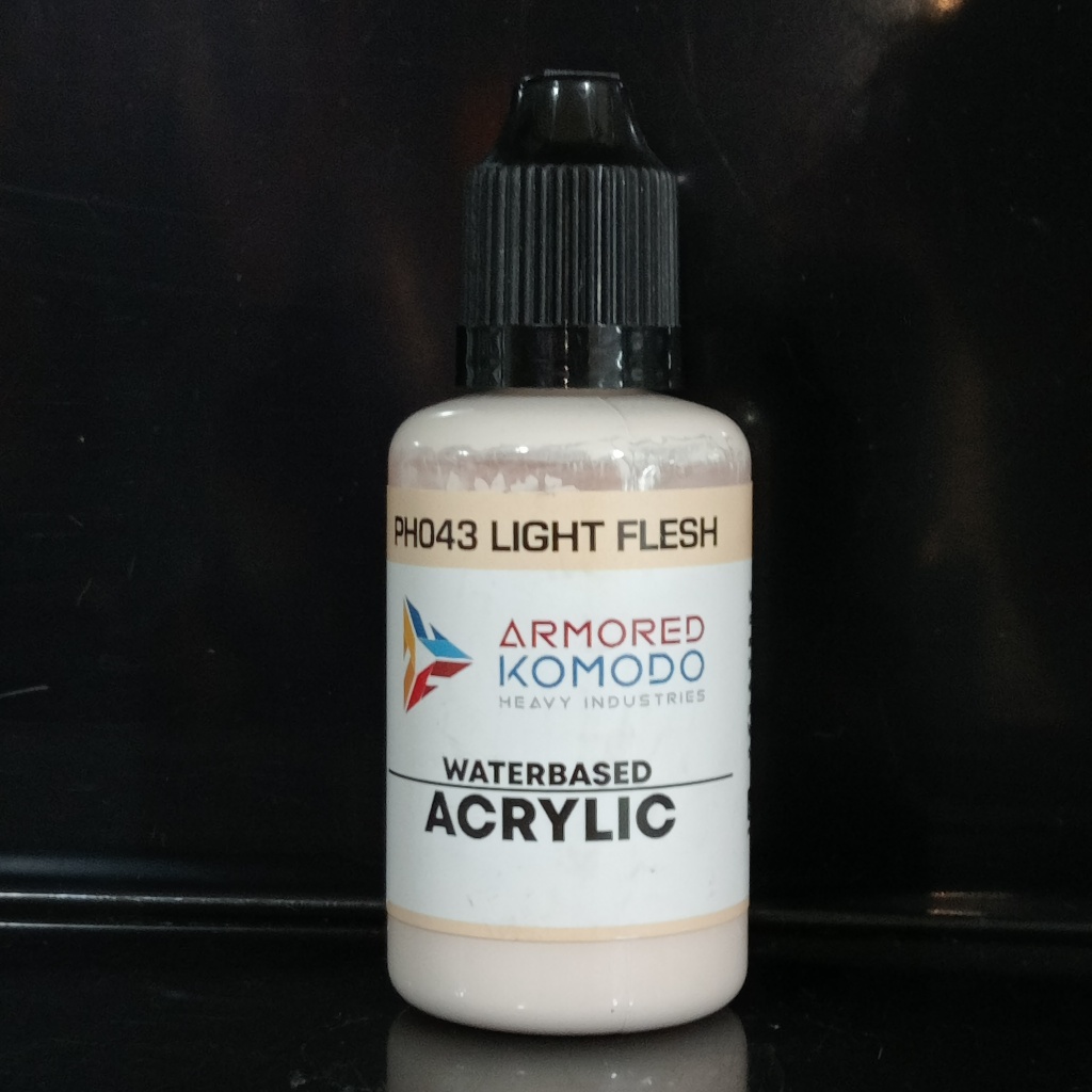 Armored Komodo Heavy Industries PH043 Light Flesh 30 ml Waterbased Acrylics Paint Basic Solid ...