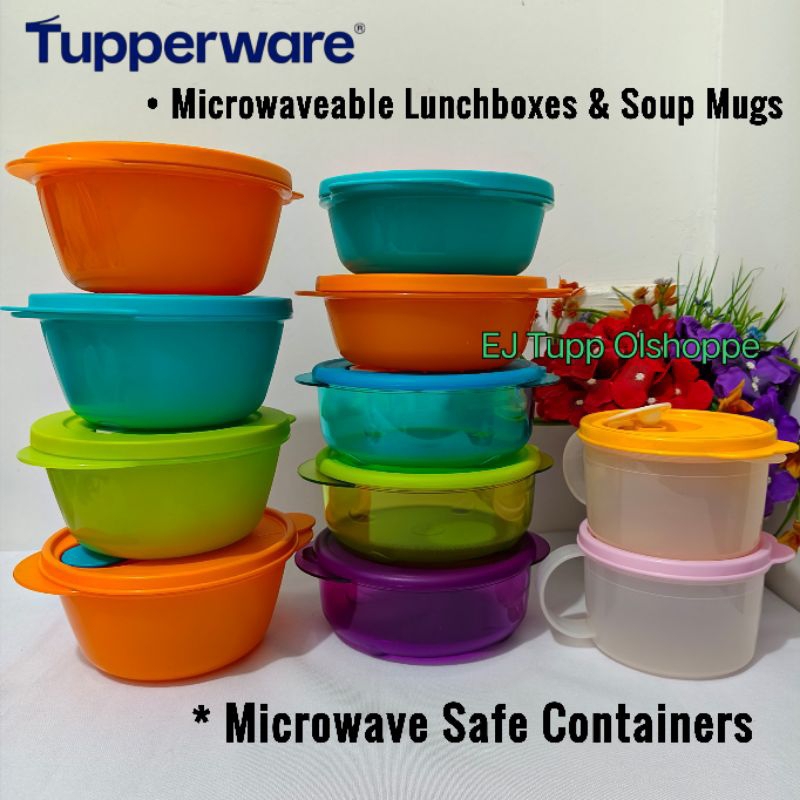 Tupperware Crystalwave Collection ( Microwave-safe lunchbox/containers ...