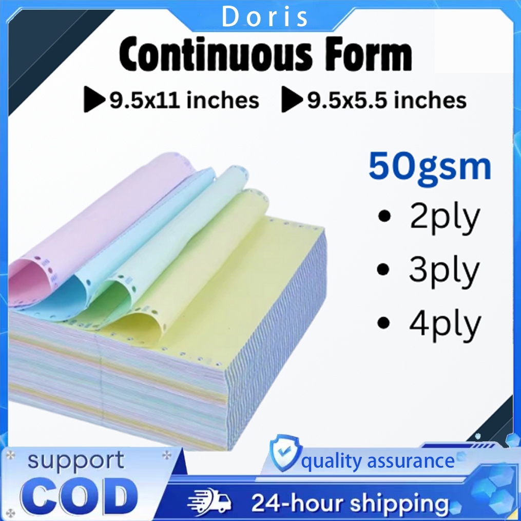 2/3/4 PLY continuous forms computer printing carbonless 9.5"*11"/9.5"*5 ...