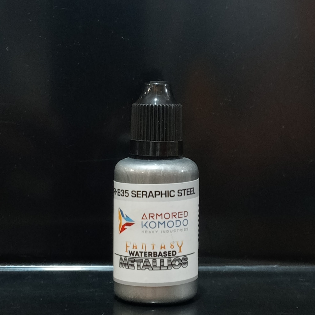 Armored Komodo PH835 Seraphic Steel Fantasy Metallics 30 ml Waterbased Acrylics Paint Metallics ...