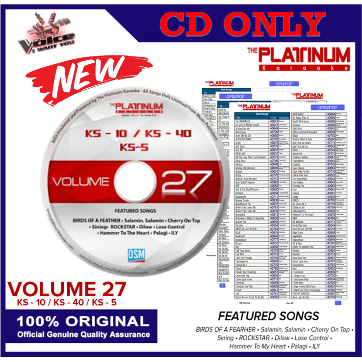 platinum original ks-5 ks10 /kbox2 /junior2/ks40 vol.27 | Shopee ...
