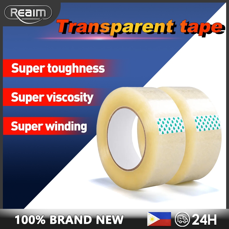 REAIM Transparent Packing Tape Big Roll scotch tape Express Packing ...