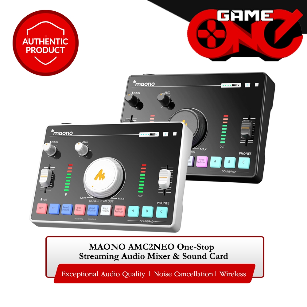 MAONO AMC2NEO One-Stop Streaming Audio Mixer & Sound Card | Shopee ...