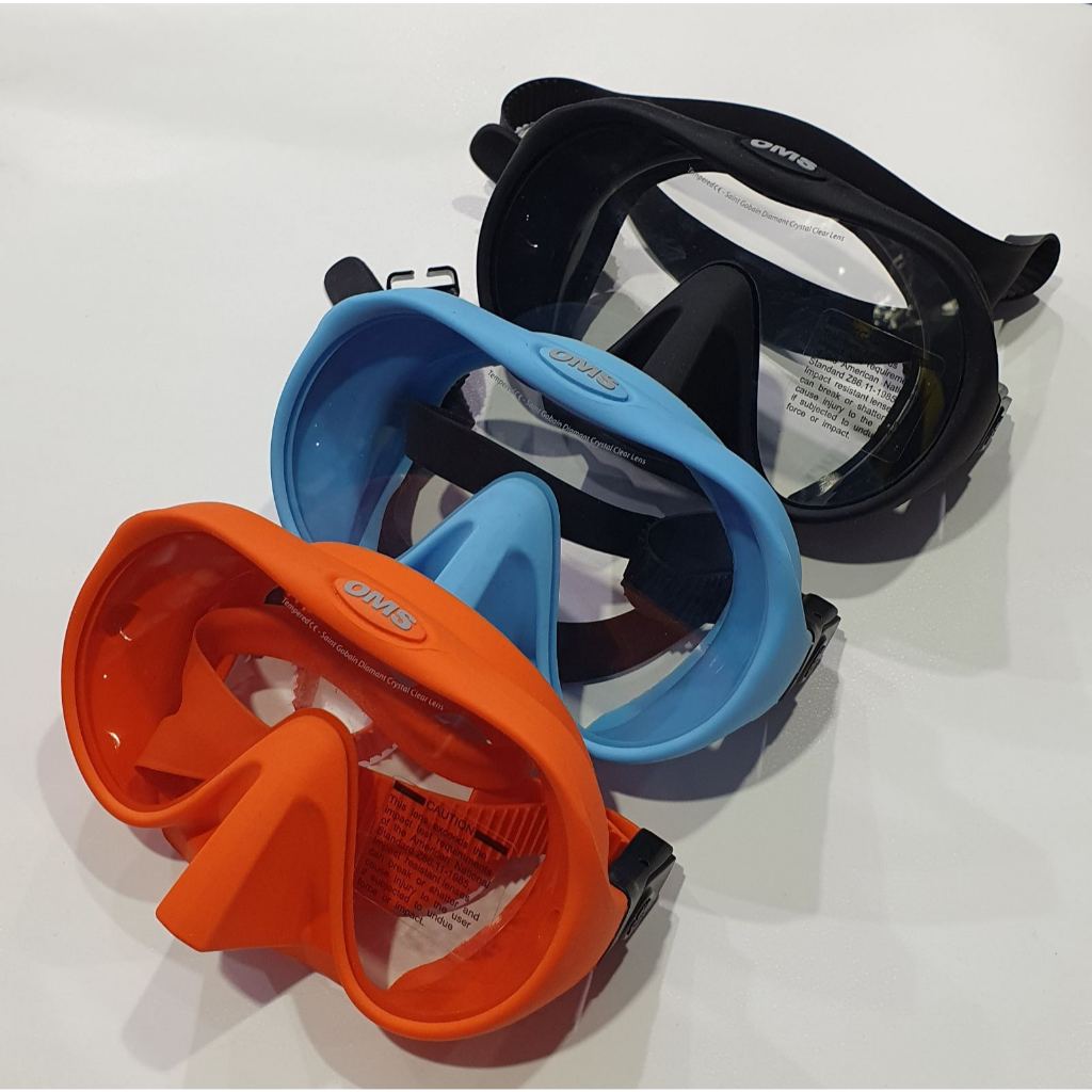 OMS TRIBE DIVING MASK WITH FREE MASK BOX | Shopee Philippines